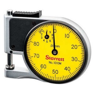 Starrett 1010MZ Dial Indicator Pocket Gage- 0-9mm