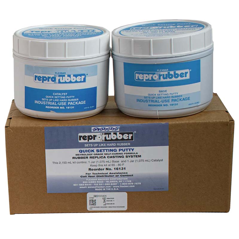 Reprorubber® 7 lb. (2150ml) Quick Setting Putty Final Color - LIGHT BLUE