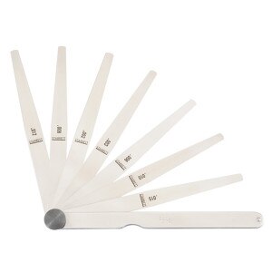 172CT Thickness Gage w-8 Tapered Leaves Inch .002-.015"