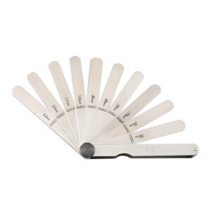 173MA Thickness Gage w-13 Straight Leaves Metric 0.03-0.50mm