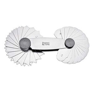178MA Fillet or Radius Gage-Metric 1-3mm & 3-7mm 34 Leaves