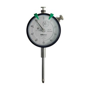 2052AB-19 Dial Indicator 30mm 0-100 Dial Reading-Flat Back w/Damper