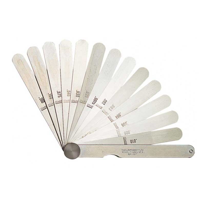 467 Thickness Gage w-13 Straight Leaves Inch .0015-.200"