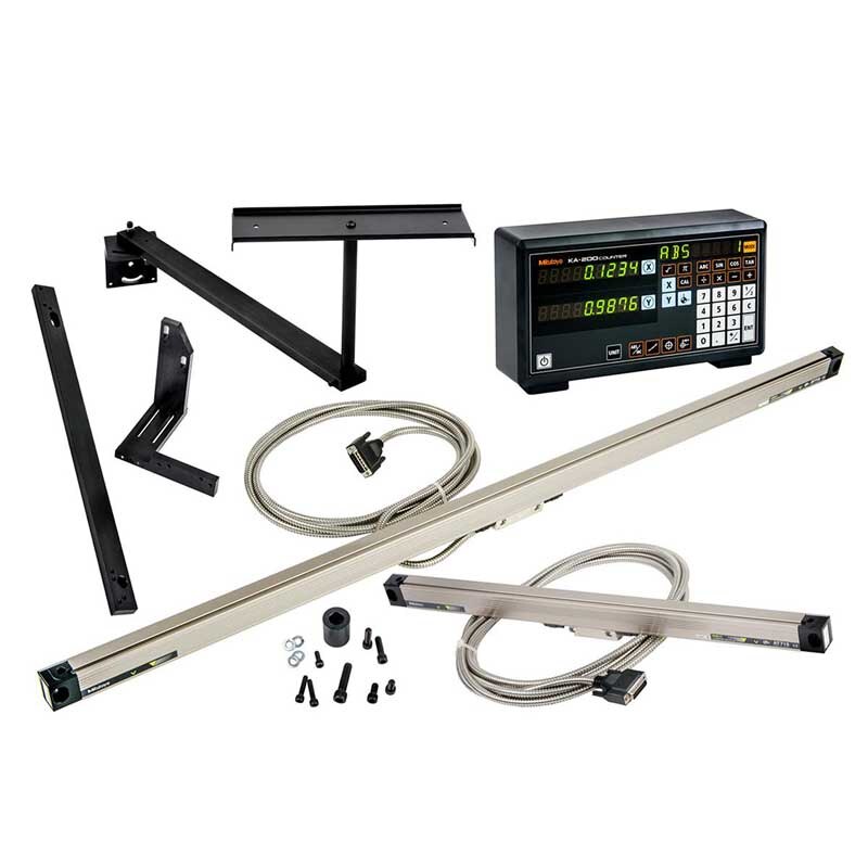 64PKA062A Mill Package, ABS Scales, 16" X 36" with KA-200 DRO