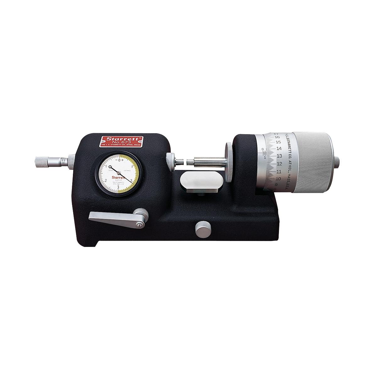 Starrett 673XZ BENCH MICROMETER- 0-2"- .0001" GRADS