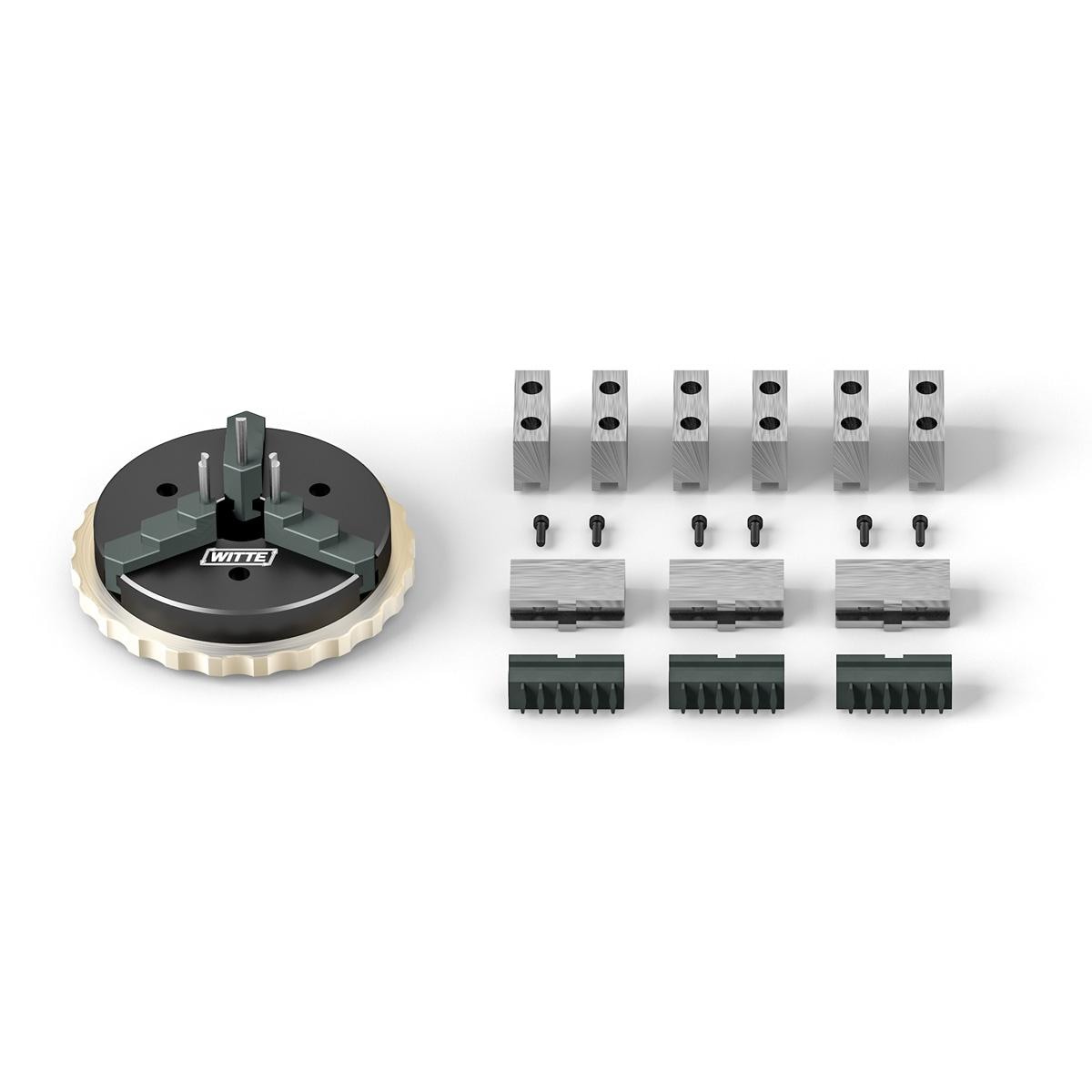 CMM Fixture Basic Set 3 Jaw Keyless Chuck 50 NG CMM Fixture Basic Set 3 Jaw Keyless Chuck 50 NG