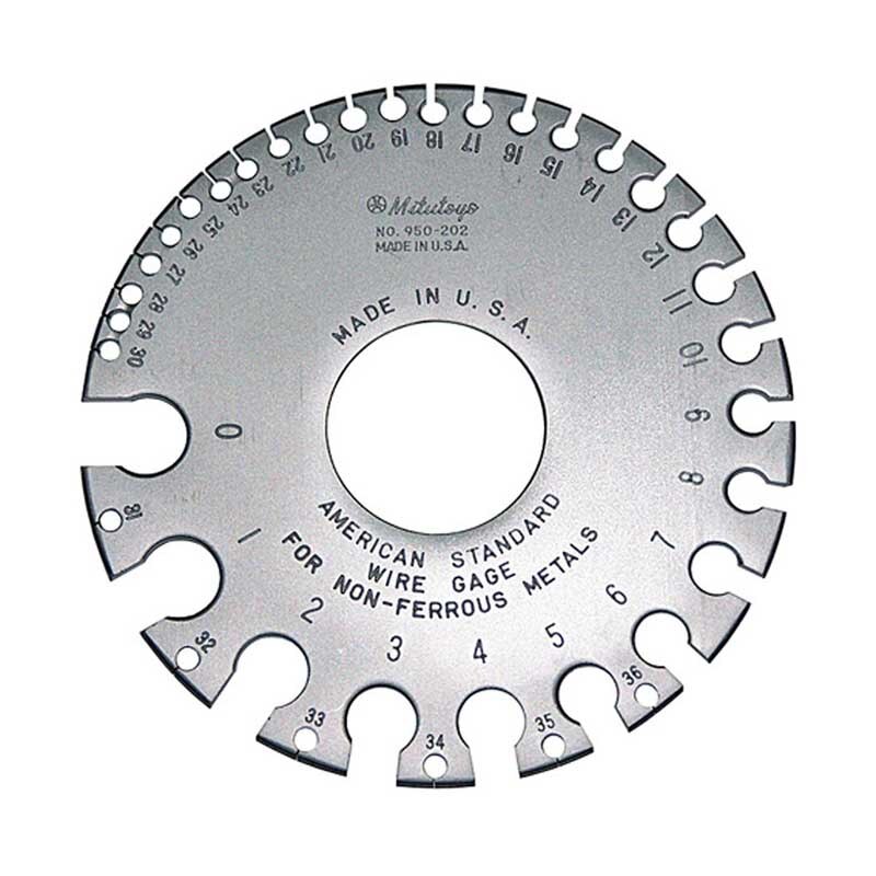 Mitutoyo 950-202 #0-36 American Standard Wire Gage