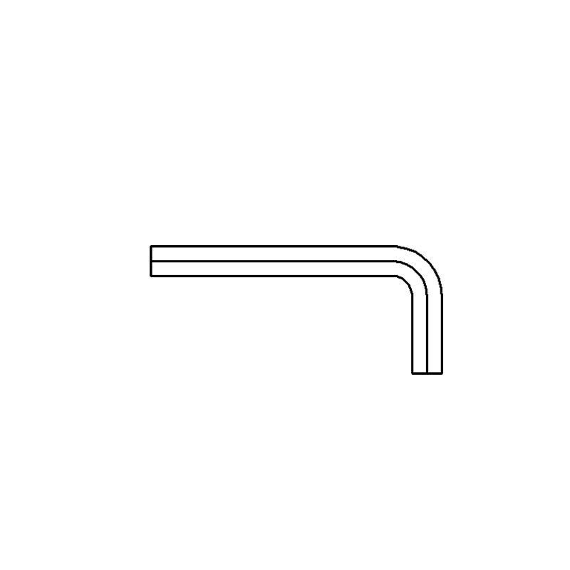 Renishaw A-5555-2459 Steel Allen Key, 4 mm