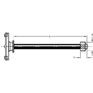 A-5555-1242 M3 aluminium adaptor plate VAST XXT TL3 star, for Zeiss ...