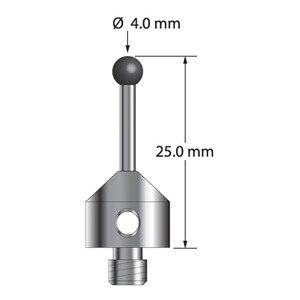 ATG-4025-SN M5 4 mm Silicon Nitride tipped, Cylinder Stylus, L 25.0 mm ...