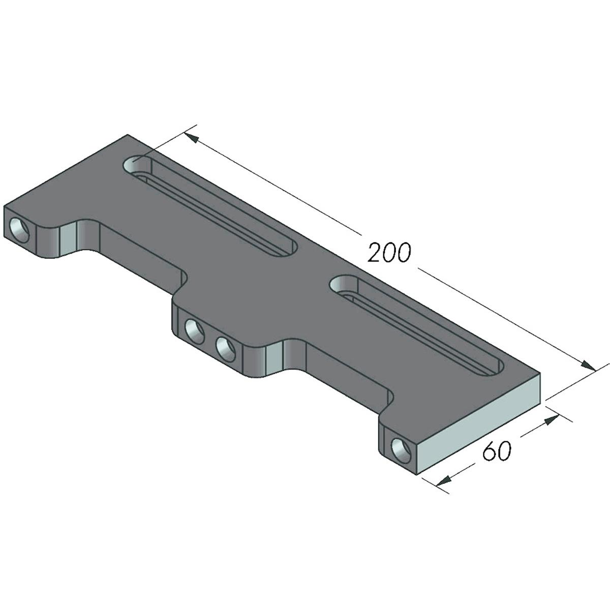 OS-DOCK-M200 OPEN-SIGHT™ Docking Rail 200 x 60mm