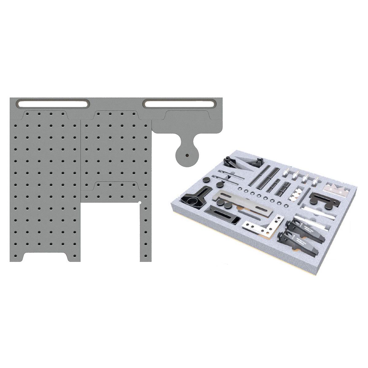 SYS10_DK18TR03 18" Loc-N-Load™ Dock, Plates + STARTER Work Holding Kit ...
