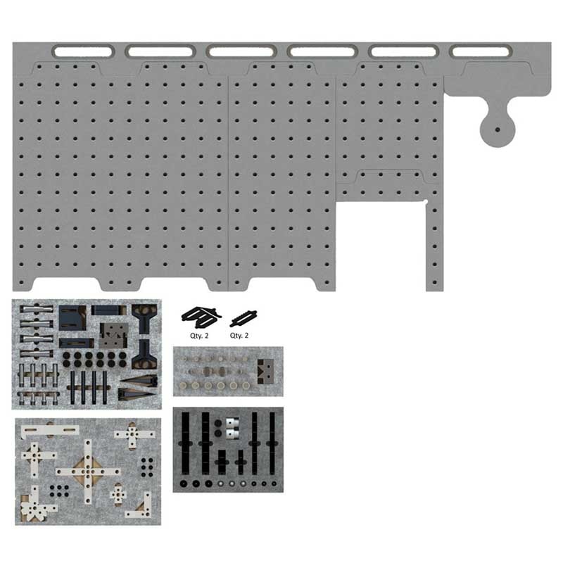 SYS20_DK30TR01 30" Loc-N-Load Bundled CMM Dock, Plates plus WORKS Kit ...